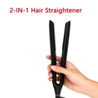 Quality Electric Ceramic Flat Iron Hair Straightener Infrared Ionic Nano Plates LCD for sale