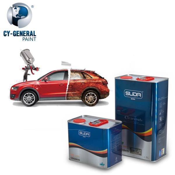 Quality Two Compositions Top Coat Car Polish Varnish Automotive Clear Coat Paint Overall for sale