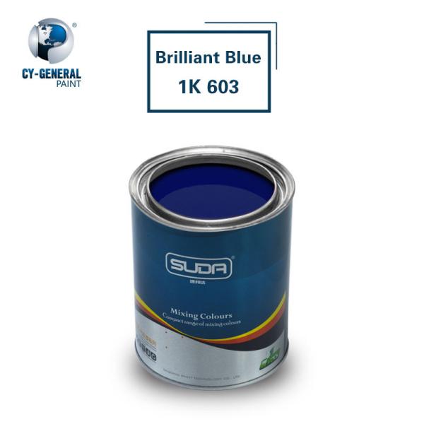 Quality Brilliant Blue 1k Paint Liquid Coating Automotive Acrylic for sale
