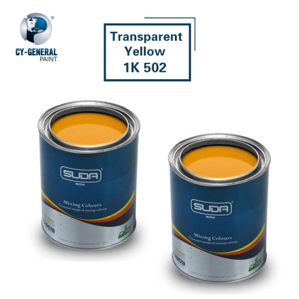 Quality Transparent Yellow 1k Acrylic Car Paint Liquid Acrylic Paint Car Interior for sale