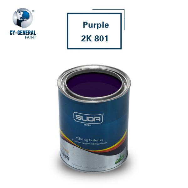 Quality Acrylic Resin Automotive 2k Paint Purple Car Paint Spray Auto Refinish Paint for sale