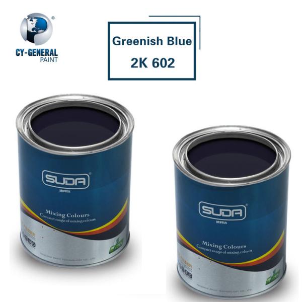 Quality Auto Body 2K Topcoat UV Resistance Car Paint Acrylic Greenish Blue Lux Car Refinish for sale