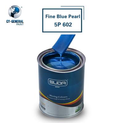 China Blue Pearl Paint UV Resistance Anti Yellowing Automotive Refinishing Spray Car Paint for sale