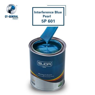 China Industrial Acrylic Blue Pearl Pigment Powder For Car Painting for sale