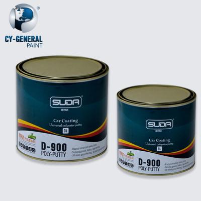 China Low Density BPO Car Polyester Putty Automotive Polyester Putty Liquid Coating for sale