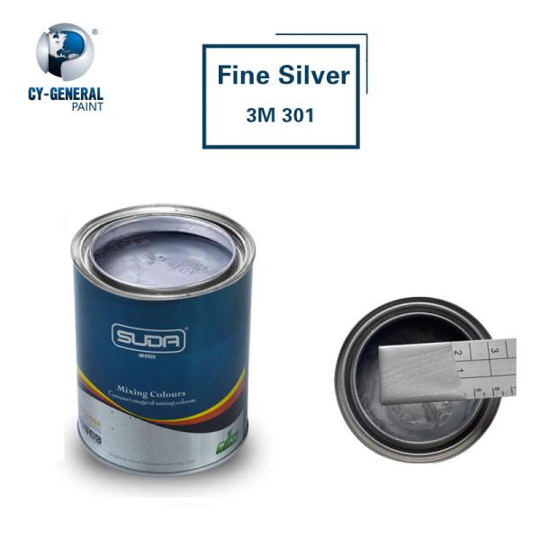 Quality 1K Fine Silver Paint Automotive Car Paint Repair Coat 4L for sale