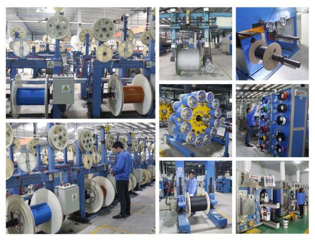 6 Core Outdoor Fiber Optic Cable Single Mode For Direct Buried with PE outer sheath 4