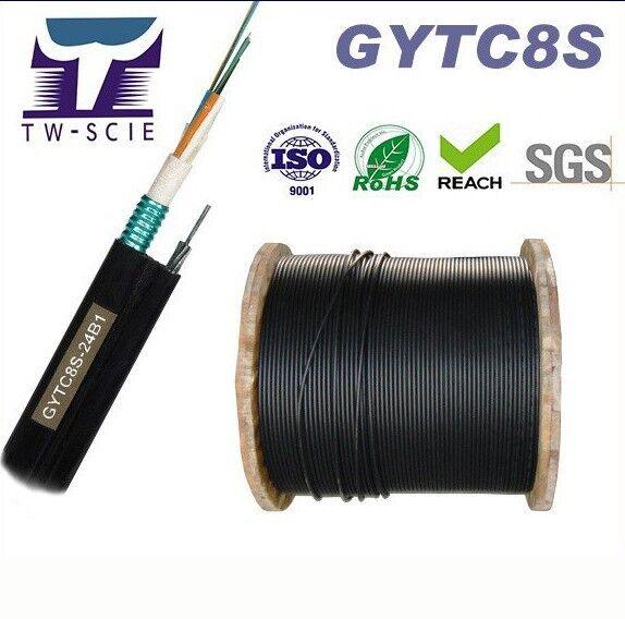 OEM 8 12 24 Core FIG8 Self Supporting Aerial Figure 8 Fiber Optic Cable(GYTC8S) 2