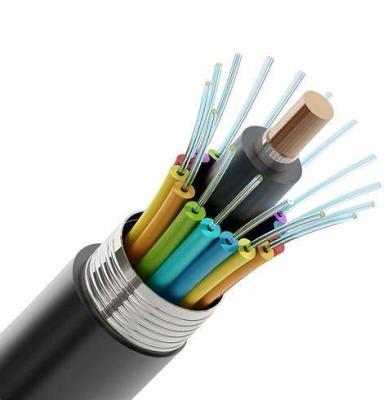 China Single Mode Direct Buried Fiber Optic Cable for Long Distance Communication for sale