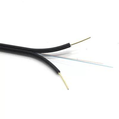 Quality Self Supporting FTTH Fiber Drop Cable Outdoor Steel Messenger Wire FRP G657 2 4 for sale