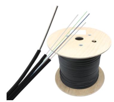 Quality Figure 8 FTTH Drop Cable 1 Core 2 Core 4 Core G652D Fiber Wire for sale
