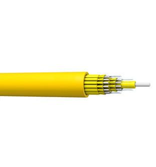 China Indoor MTP MPO Fiber Breakout Cable 2 Core - 24 Core Fiber Optic Armored Cable for sale
