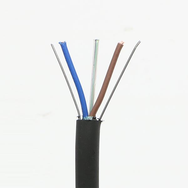 Quality Singlemode Direct Buried Copper Fiber Composite Cable 4 6 8 12 Core Oplc Hybrid for sale