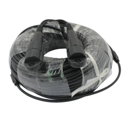 China Armored Tactical Fiber Cable 3.0mm LSZH Black Jacket LC To LC Patch Cord for sale