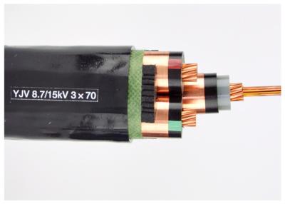 China Custom 18KV / 30KV Xlpe Insulation Cable With The Copper Wire Screen for sale