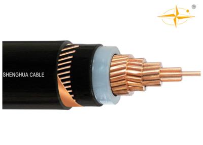 中国 MV 19/33kV CU/XLPE/CTS/PVC XLPE は銅線スクリーンが付いている送電線を絶縁しました 販売のため