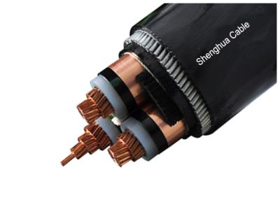 中国 高圧3 x 240 mm2 CU SWAの電気装甲電気ケーブル3はケーブルの芯を取ります 販売のため