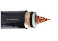 China Medium Voltage XLPE insulated cable with stranded Conductor Rigid Signle Core for sale