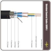 China Solid Copper Core PVC Insulation / Sheathing And TC Braided Shield Control Cable for sale