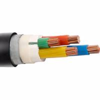 China 600V PVC Jacket Black Electrical Cable Wire For Industrial Use for sale