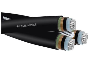 China Black XLPE Insulated Aerial Bunch Cable For Overhead Distribution Lines for sale