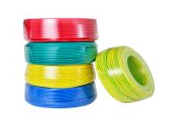 China Solid Copper Conductor Electrical Wire Cable With PVC Insulation H07V-U for sale