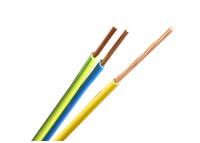 China Solid Copper Conductor Electrical Wire Cable With PVC Insulation H07V-U for sale