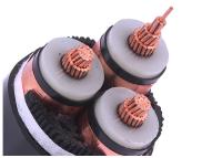 China 3 Core Medium Voltage PVC Sheath 33kV XLPE Electrical Cable for sale