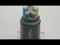 XLPE Insulation AWA Armoured Electrical Cable PVC Sheath Single Core