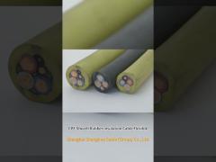 CPE de Kabel Flexibele Klasse 5 van de Schede Rubberisolatie Koperen geleider