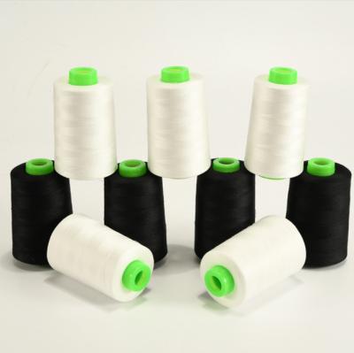 China Ring Spun 100 Polyester Thread 402 603 Dyed Color Bleached Sewing Yarn for sale