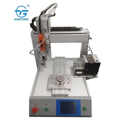 China Single Head Double Work Table Screwdriver Robot Automatic Screw Locking Machine Screw Tightening Machine for sale