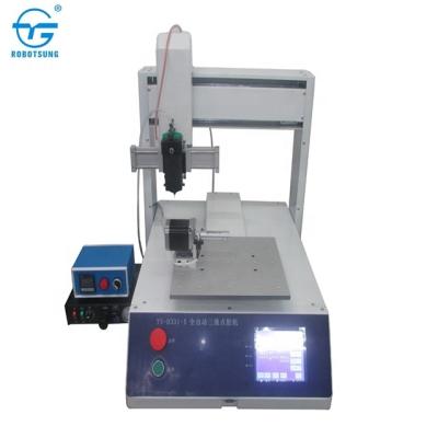 China CNC Desktop Automatic Hot Melt Glue Spraying Machine for Paper Box for sale