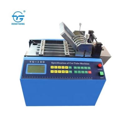China Automatic Tape Cable Strapping Ribbon Webbing Thin Satin Zipper Bevel Ladder-shaped Cutting Punching Machine for sale