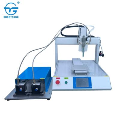 China Electric AB Dispenser Machine Automatic Two-Component Epoxy Resin Mixer with Pressure Barrels Wood Case Packaging for sale