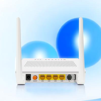 China Kompakter 4G LTE WiFi-Router mit 1*10/100/1000M 3*10/100M Ethernet und 1*RJ11 POTS-Port zu verkaufen