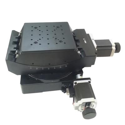 China Precision Displacement Motorized Goniometer Stages 360 Rotary Table Te koop