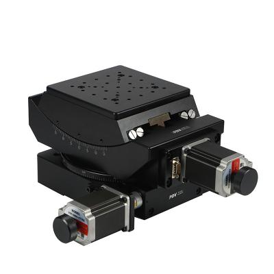 China Precision Displacement Motorized Goniometer Stages 360 Rotary Table Te koop