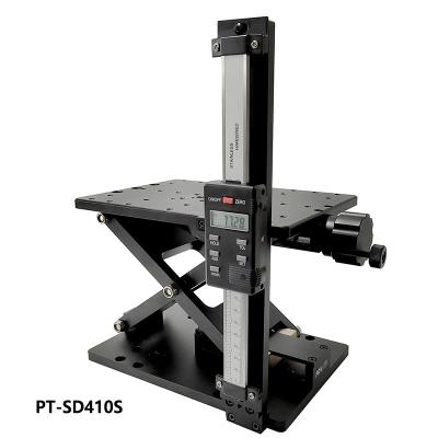 China Z Axis Lifting Table Manual Slide Stage Large Load Hand Operated Te koop
