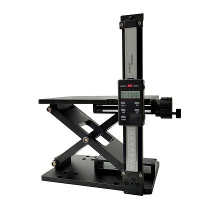 China Z Axis Lifting Table Manual Slide Stage Large Load Hand Operated Te koop
