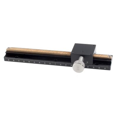 China X Axis Precision Displacement Manual Linear Stage Fine Tuning Frame Dovetail Trough à venda