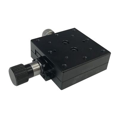 中国 Adjustable Sliding Manual Rotation Stage Optical Precision Horizontal Moving Platform 販売のため