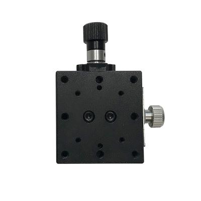 中国 Adjustable Sliding Manual Rotation Stage Optical Precision Horizontal Moving Platform 販売のため