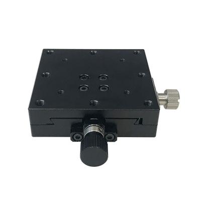 China Precision Fine Adjustment Manual Linear Stage Screw Drive Left Hand Locking à venda