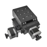 China Worm Gear Electric Motorized Goniometer Stage Two Dimensional Platform for sale