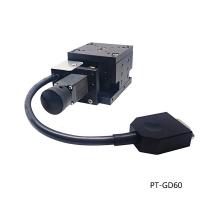 China 60×60mm Platform Motorized Lab Jack Cross Roller Guide High Strength for sale