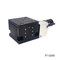 China 60×60mm Platform Motorized Lab Jack Cross Roller Guide High Strength for sale