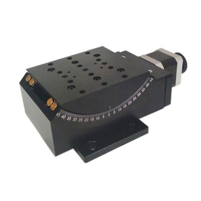China 45 Graad Gemotoriseerde Goniometerstadia 80mm×80mm Platform Te koop