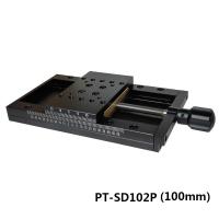 China Optical Displacement Manual Linear Stage 100x60mm Platform for sale