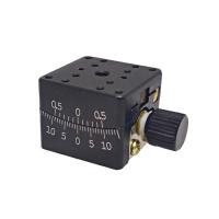China Angle Adjusting Goniometer Table Dovetail Travel Guide Black for sale